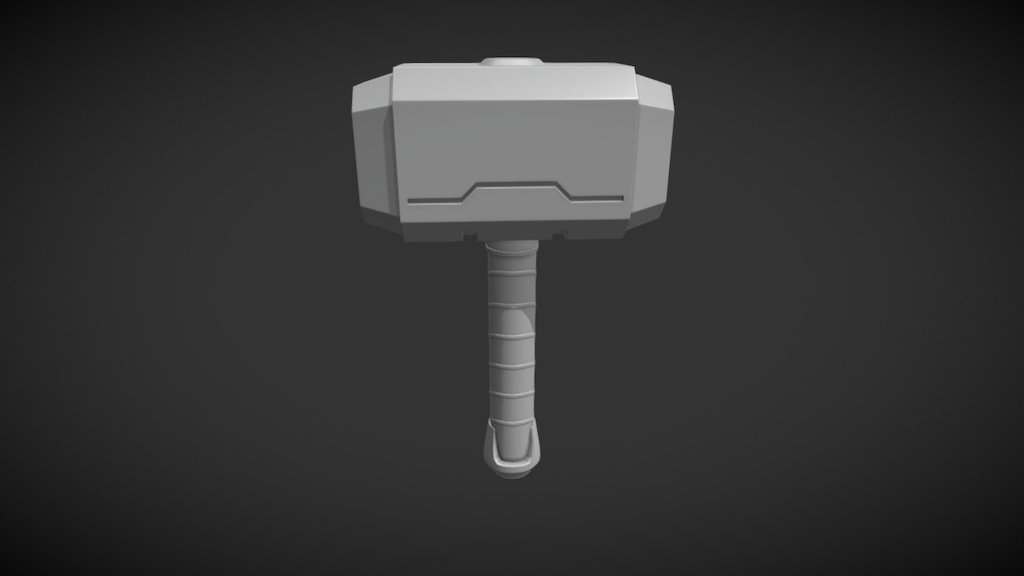 Mjolnir - 3D model by ericpham [a84fb27] - Sketchfab