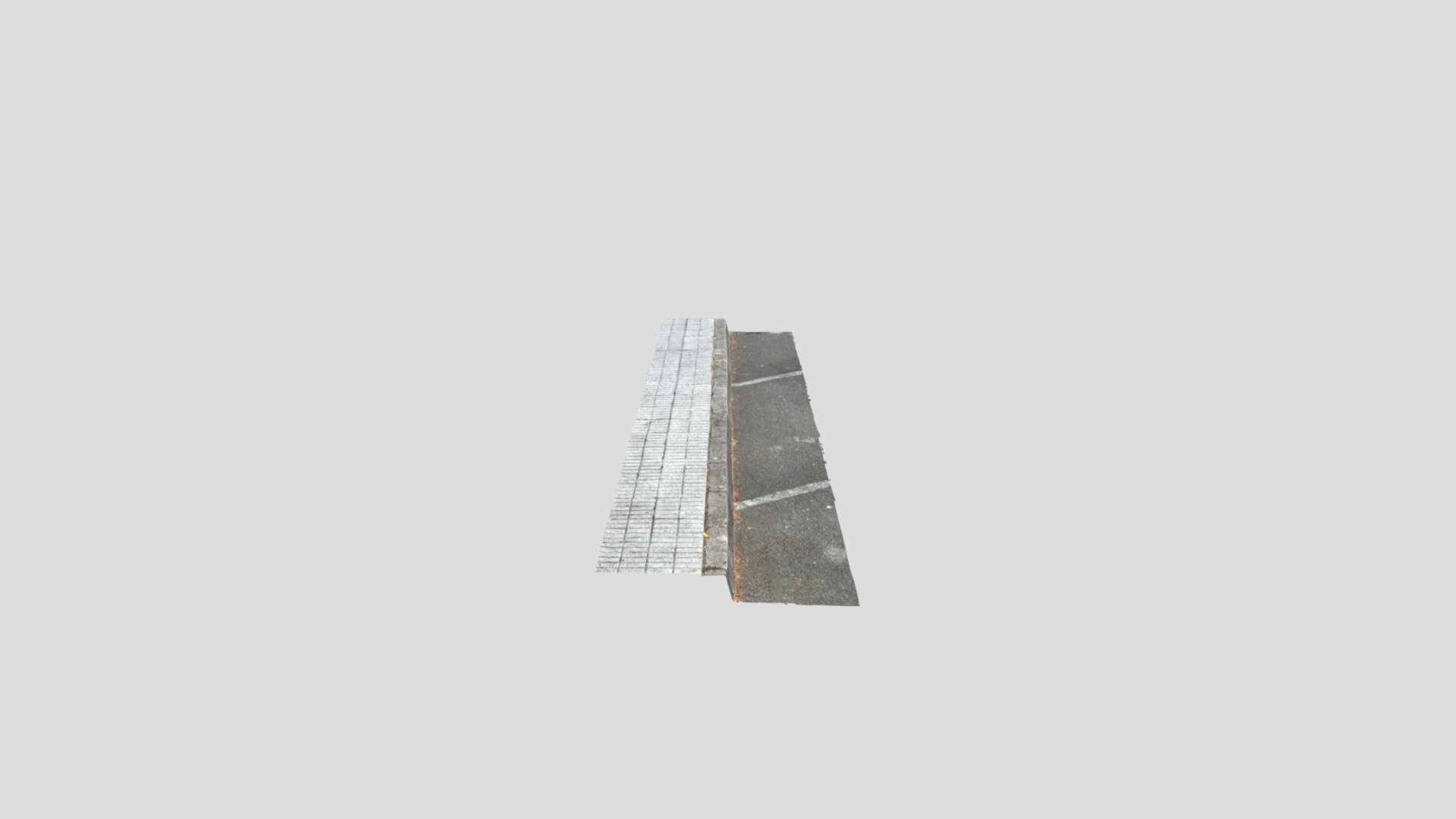 Road and sidewalk - Download Free 3D model by chusano [a850165] - Sketchfab