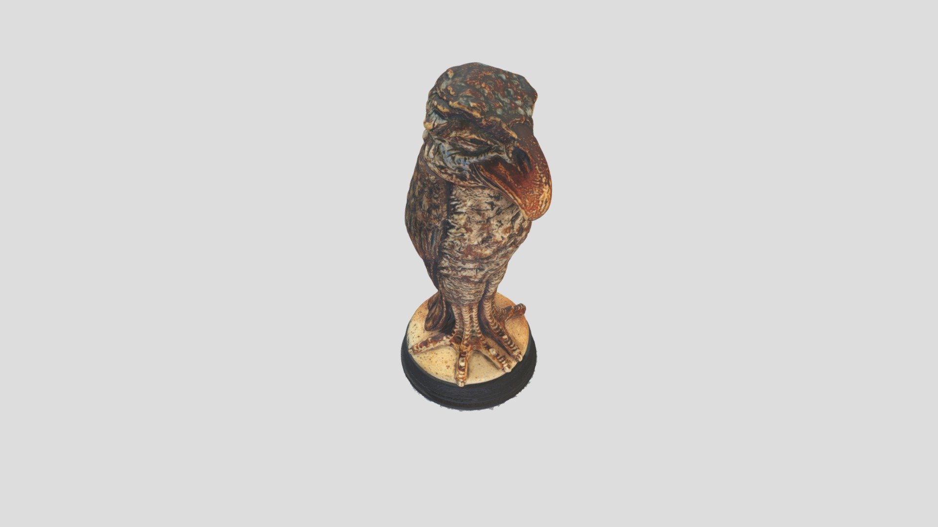Martinware Bird Jar or Wally Bird - 3D model by Culture Perth & Kinross ...
