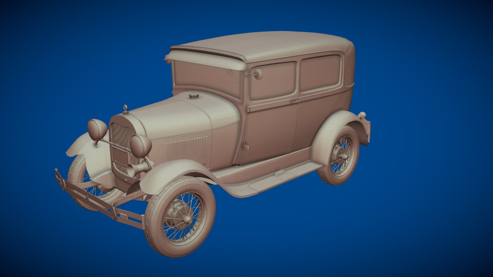 Ford Model A Tudor 1929 - 3D model by nimath [a8539d1] - Sketchfab