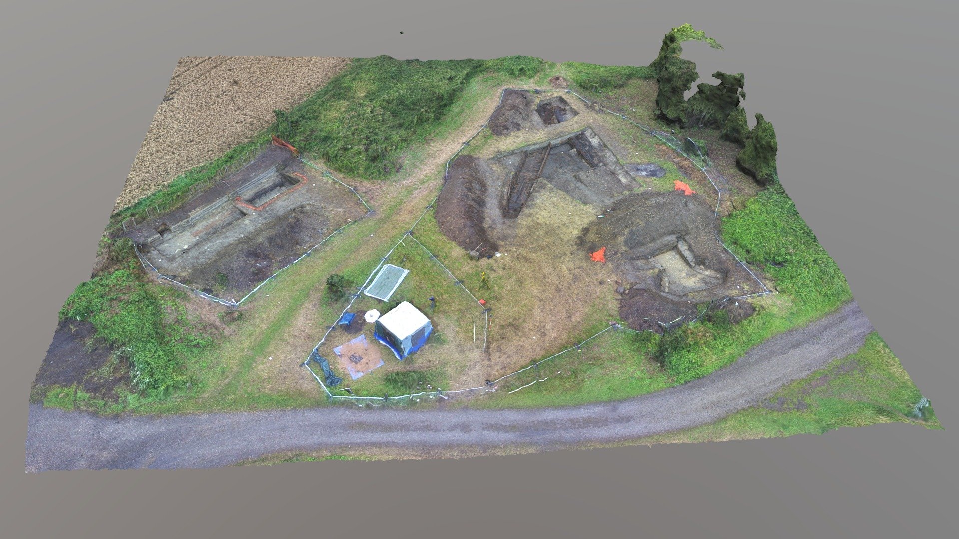 Cuckoo Boat excavation - 3D model by RichardKM [a855438] - Sketchfab