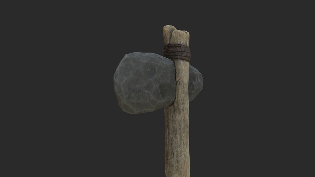 Stone axe - 3D model by Przemyslaw Piszczek (@przemko) [a855c20 ...