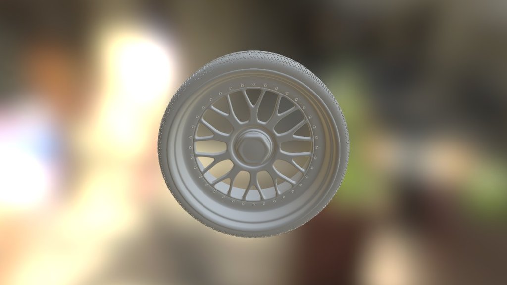 BBS wheel model - 3D model by blacksiders [a85720c] - Sketchfab