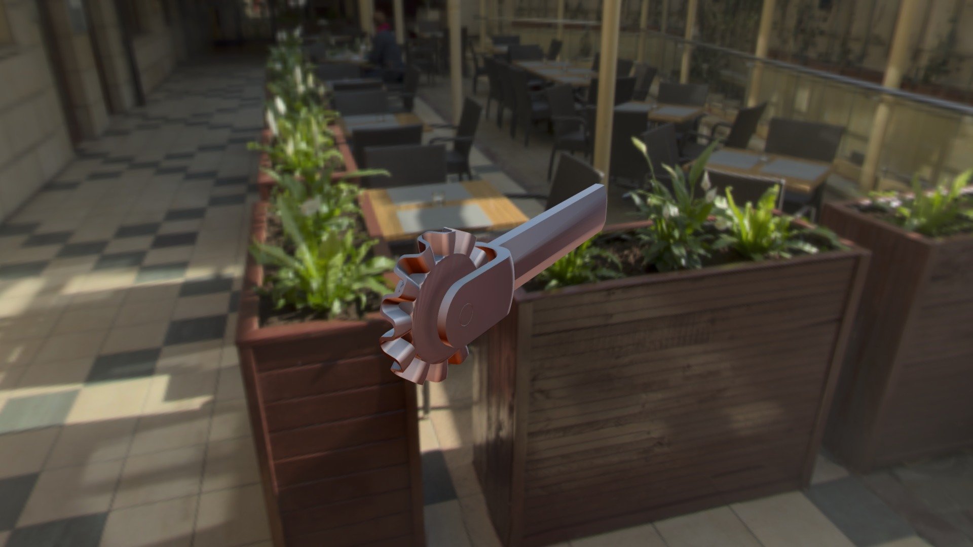 Нож для нарезки теста - 3D model by Craft3dmodeling (@3dmapib) [a858431 ...