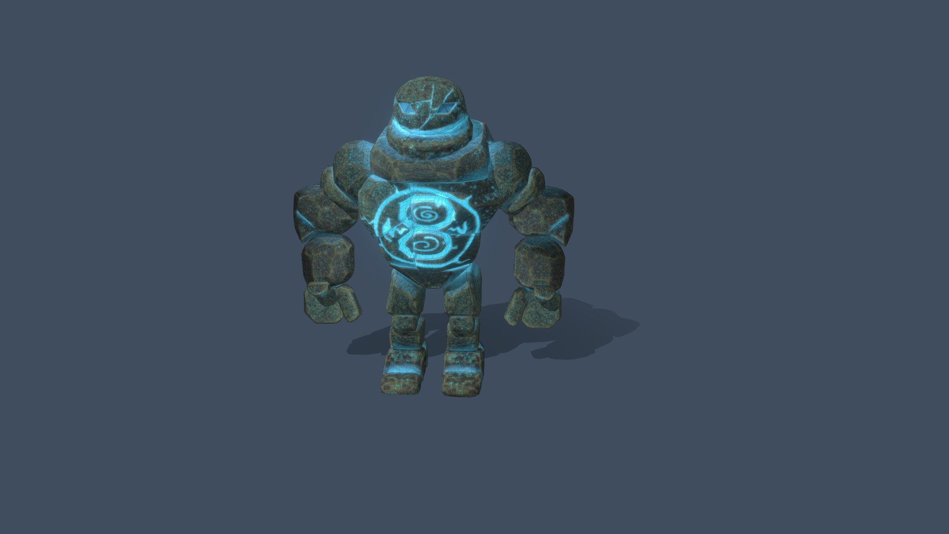 Stone golem - 3D model by mr.Chibis (@BirdFromIsland) [a85906d] - Sketchfab