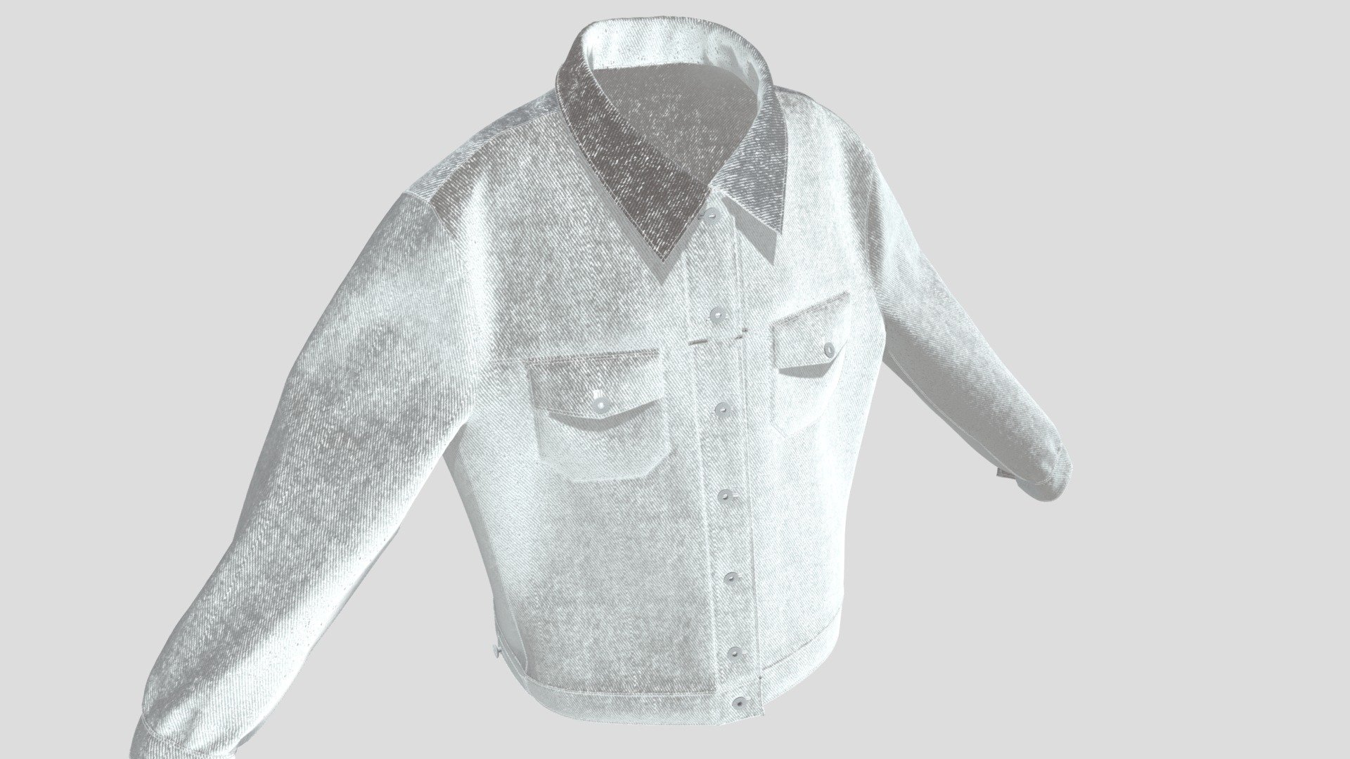 Jean Jacket - 3D model by ekaterinasiranashvili [a859e4f] - Sketchfab