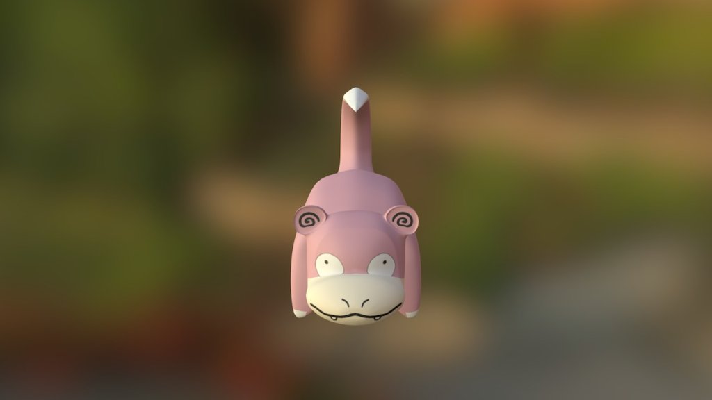 Pokémon Slowpoke - 3D model by Epepepe (@Salle2015epepe) [a85a6ab ...