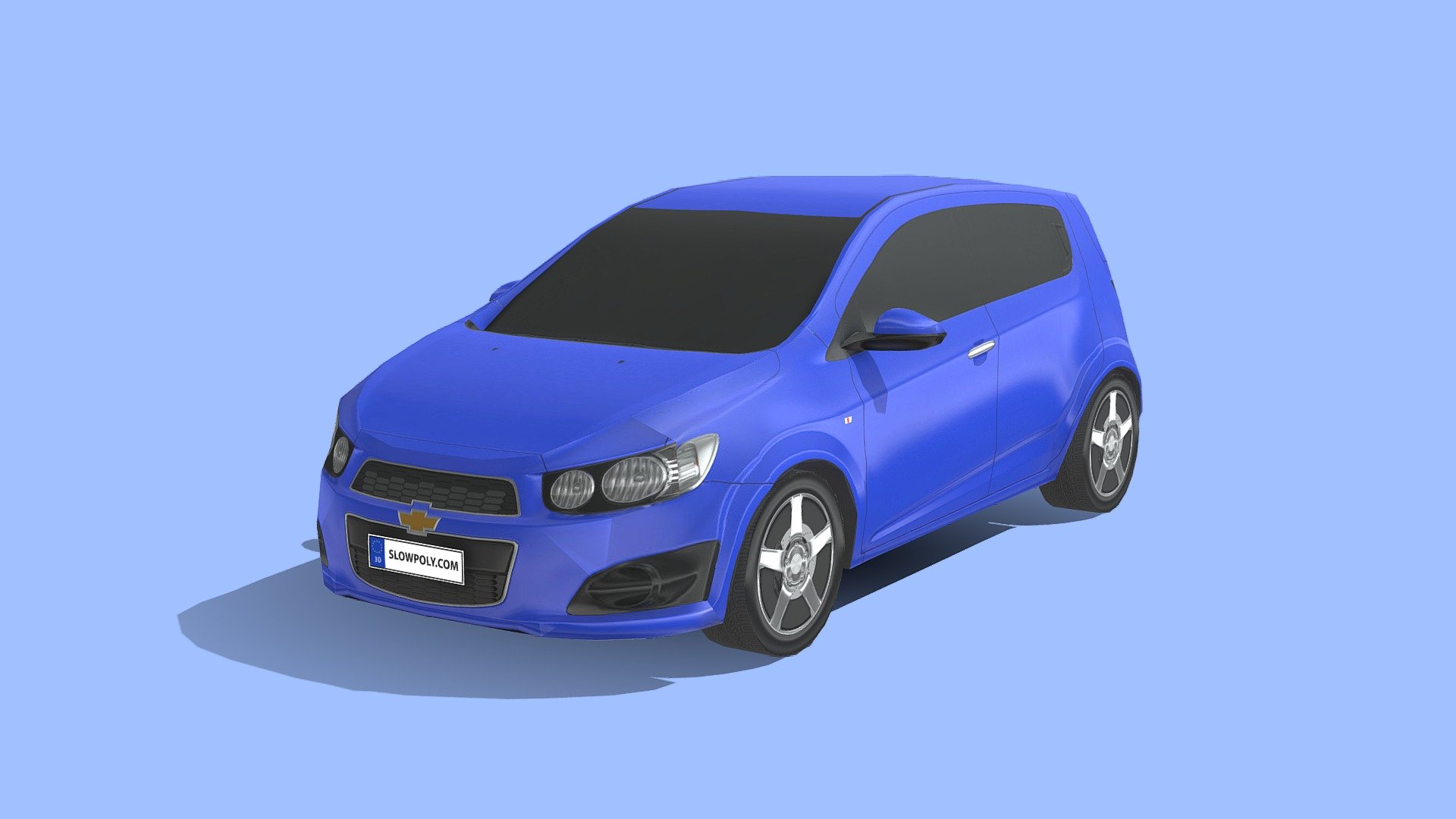 Chevrolet Aveo Sonic 2014 - Buy Royalty Free 3D model by slowpoly [a85a6e8] - Sketchfab Store