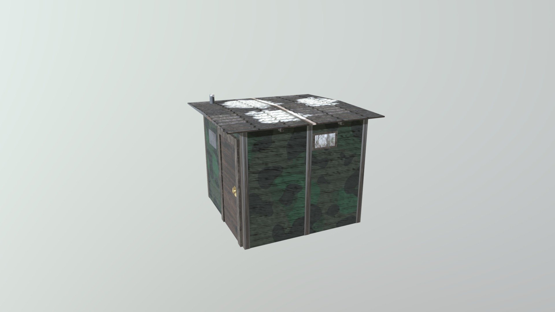 Ice Fishing Shack 3 - 3D model by Kyle Dorr (@dorr.kyle) [a85abb9 ...