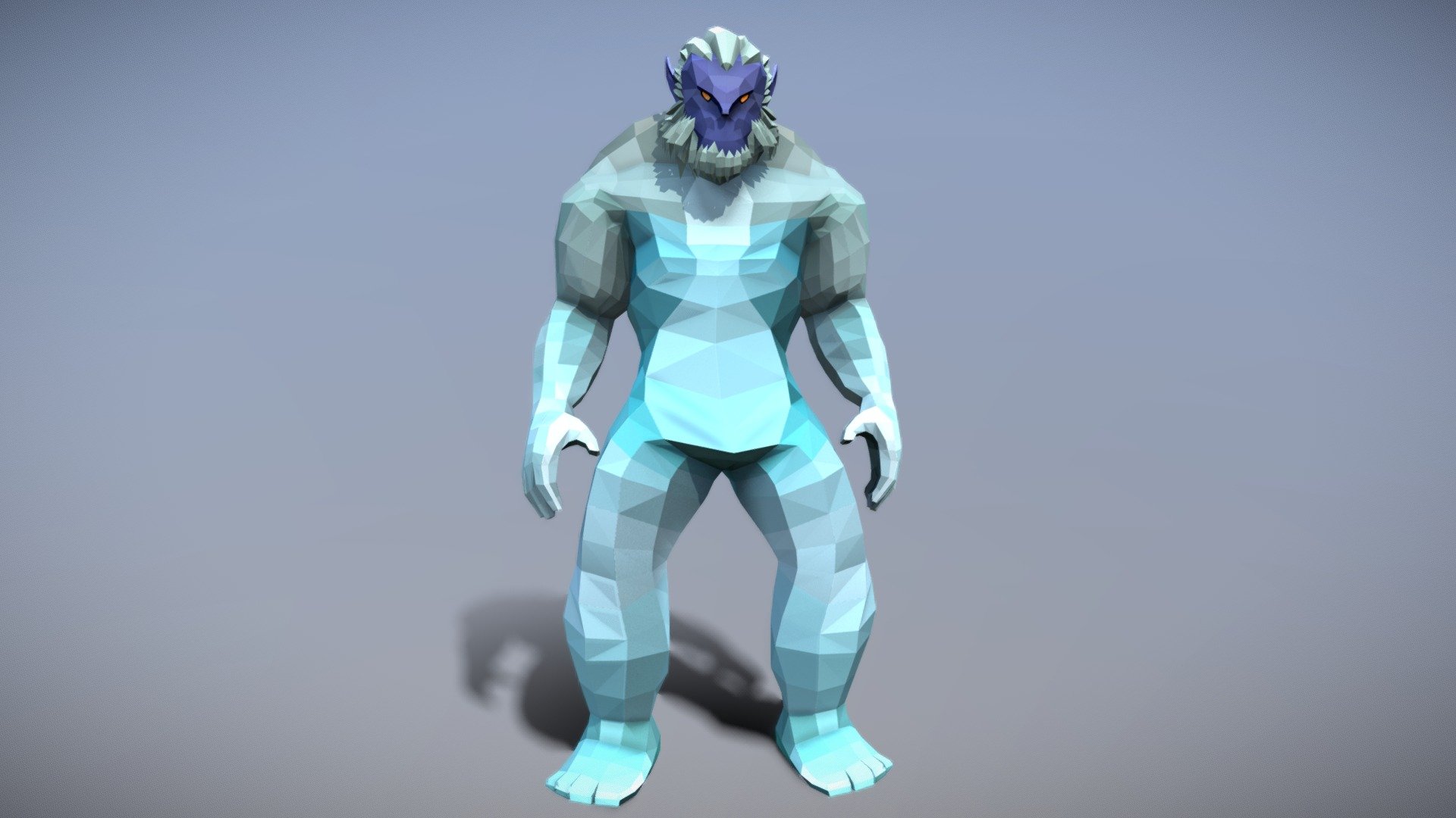 Lowpoly bigfoot - Download Free 3D model by Sololopenko [a85b050 ...