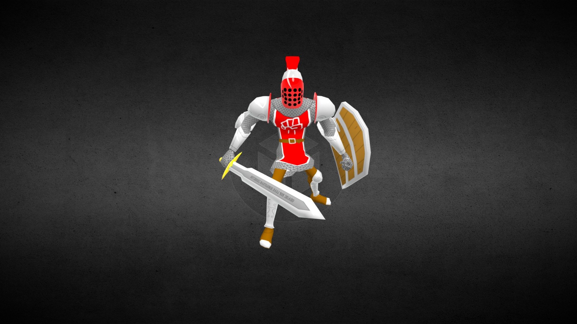 Red Knight - 3D model by Raul B. Gutierrez (@RaulBartolomeiGutierrez ...
