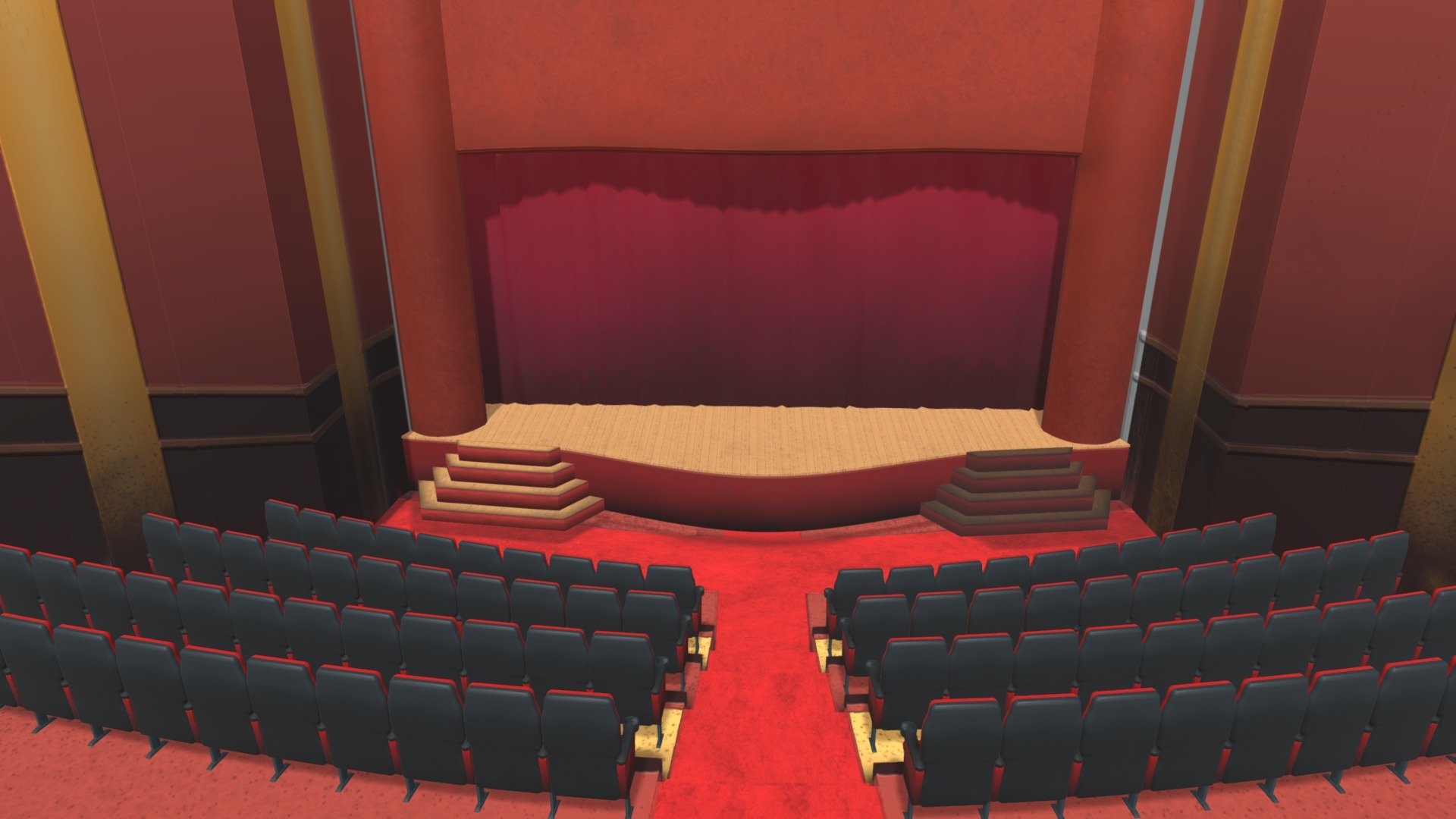 theater - 3D model by ikerrin [a85ce35] - Sketchfab