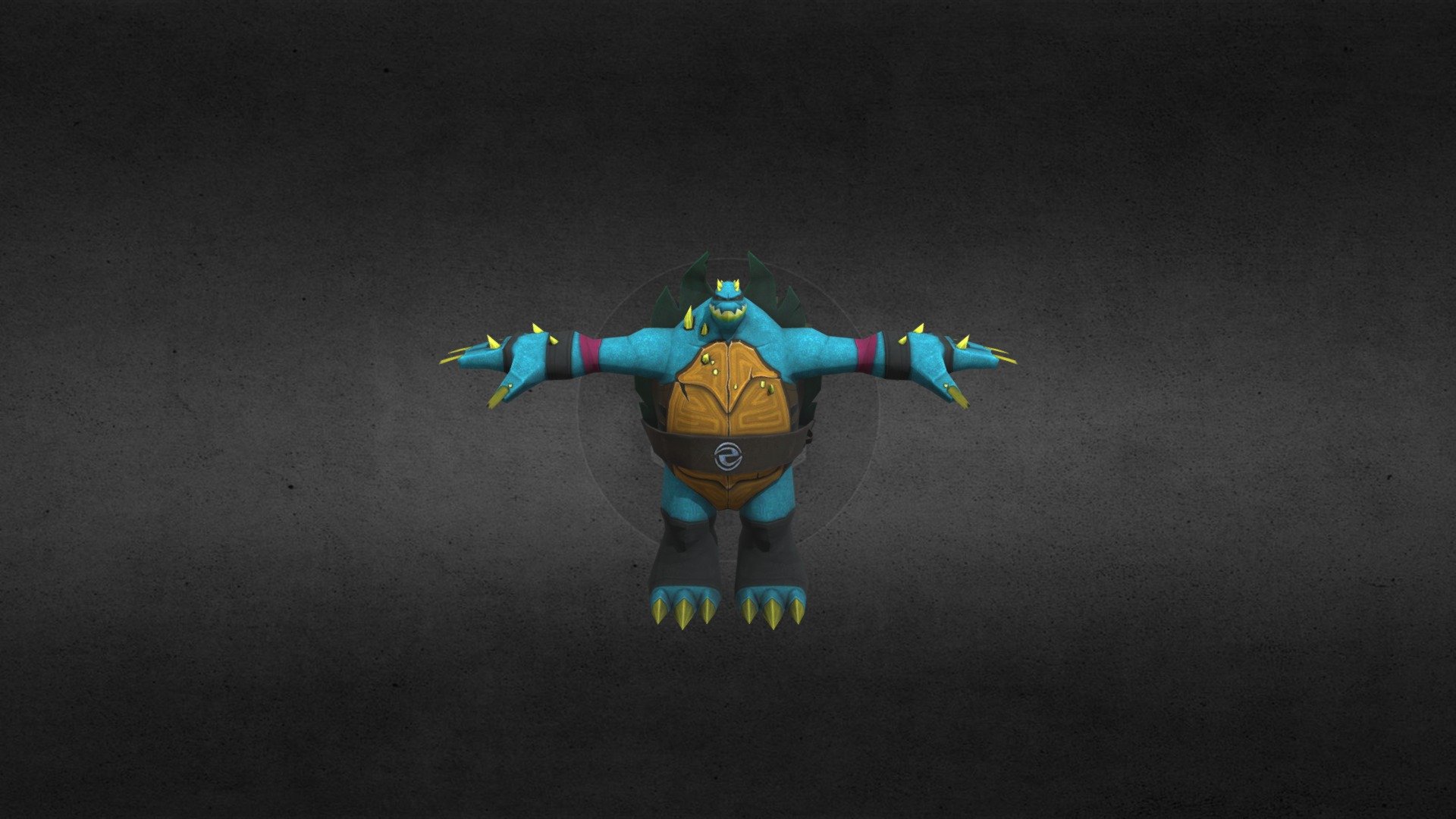 Slash | TMNT 2012 (Rigged) - 3D model by Sonic Plush Universe ...