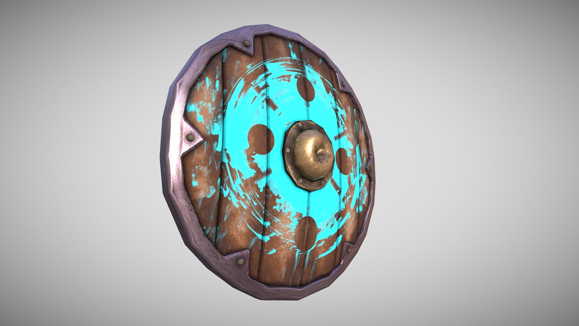Viking Shield - Download Free 3D model by reejder0 (@ResulYildirim ...