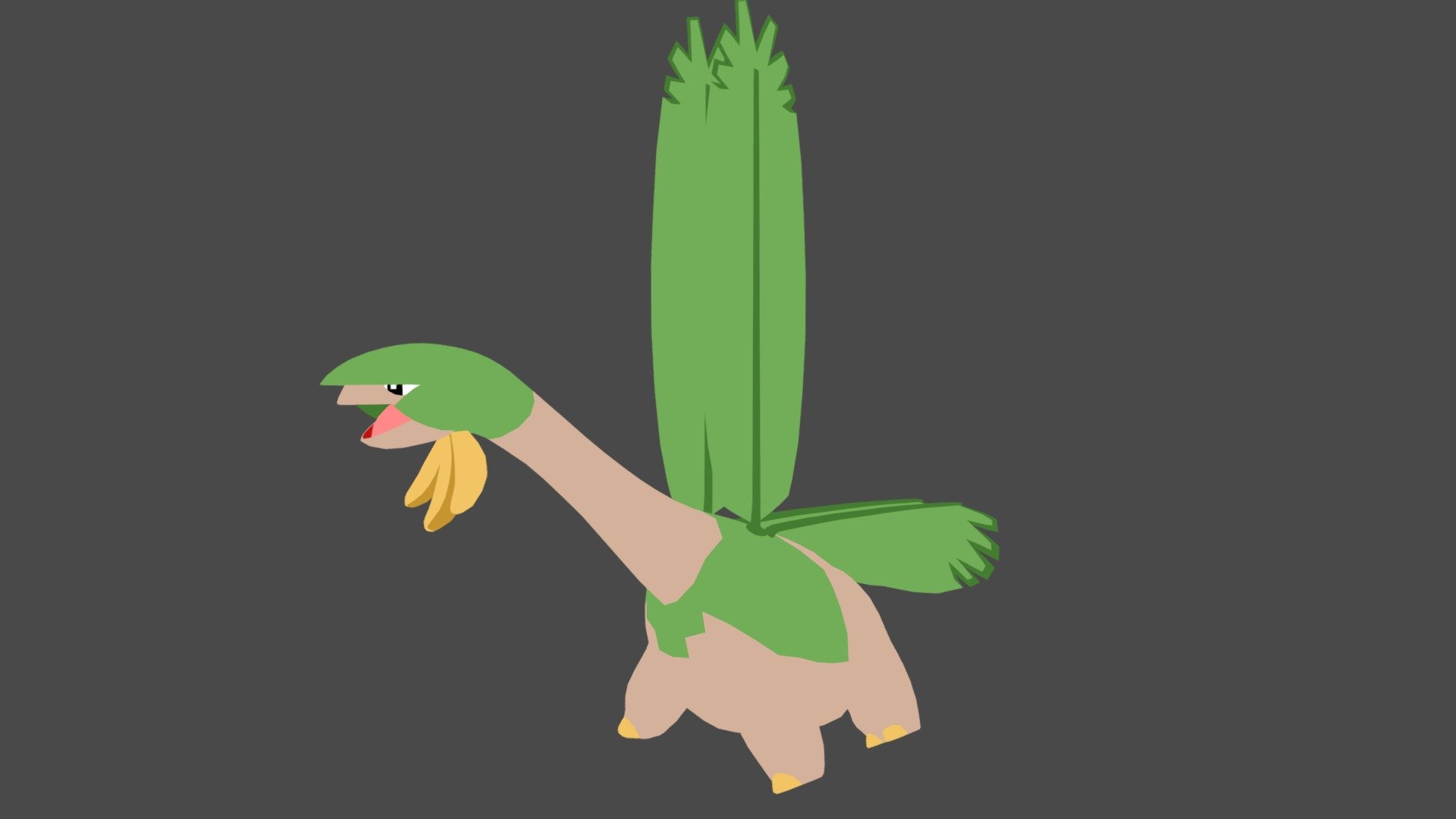 Tropius - Download Free 3D model by Mariokart07 [a863119] - Sketchfab