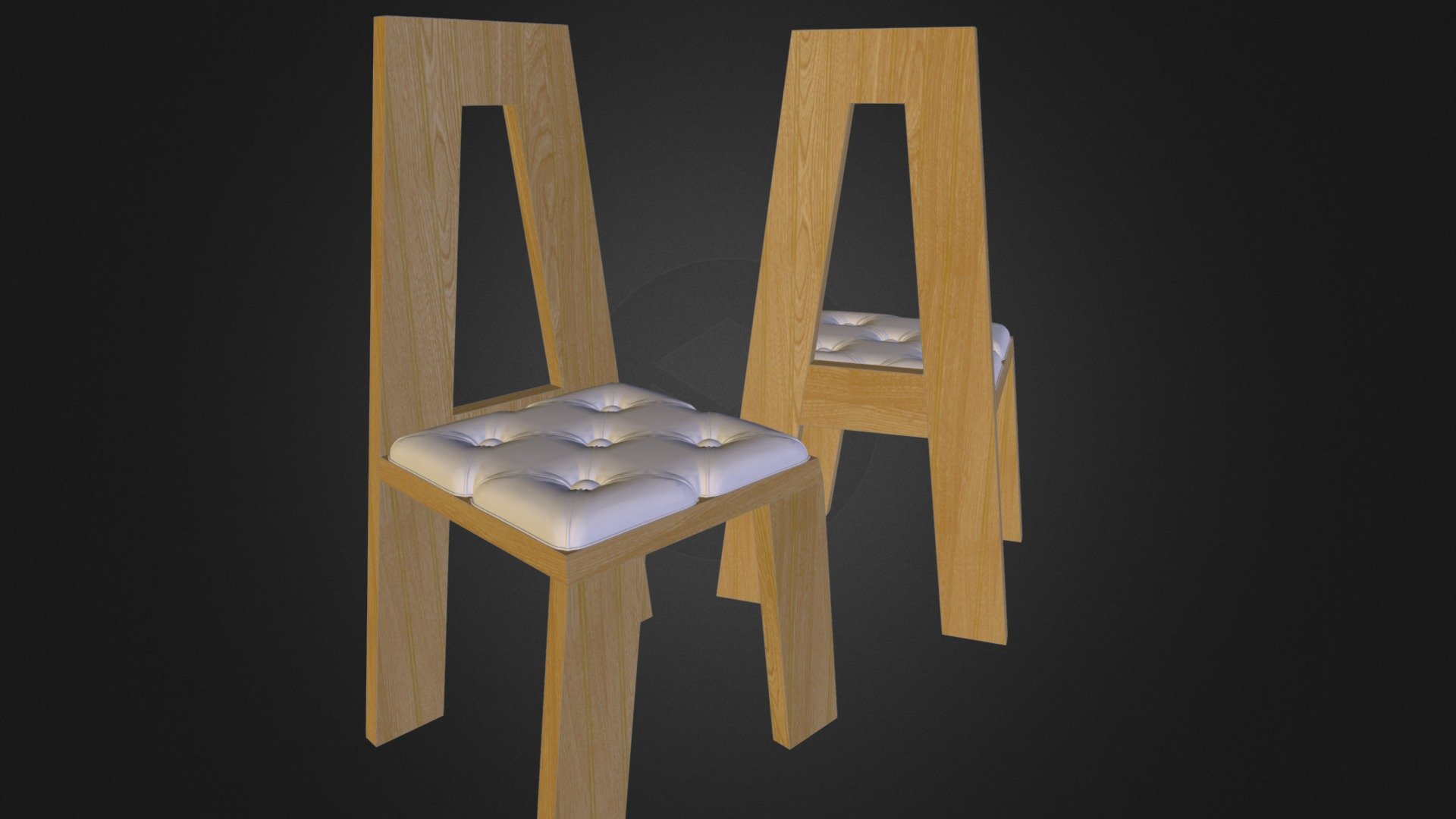 chair - 3D model by galoss [a864b5f] - Sketchfab
