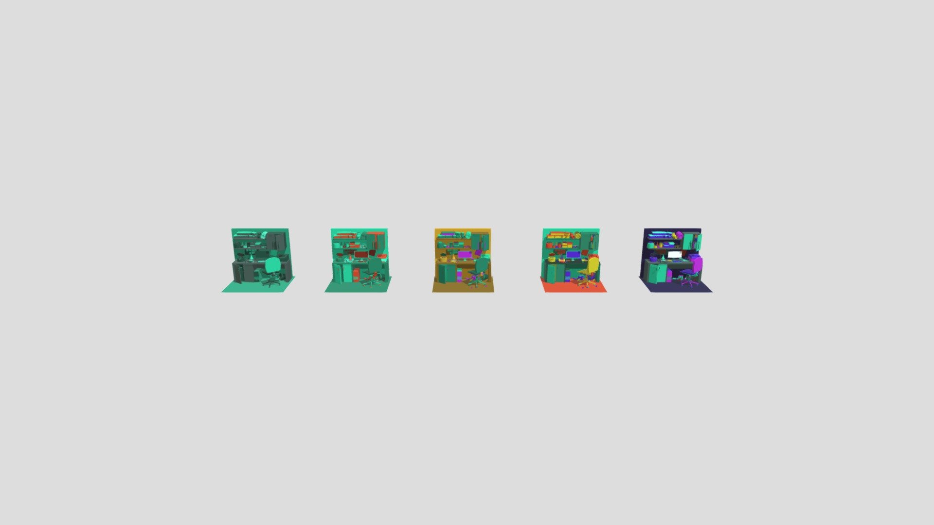 Coloring Objects - Download Free 3D model by worrypepega [a865965 ...