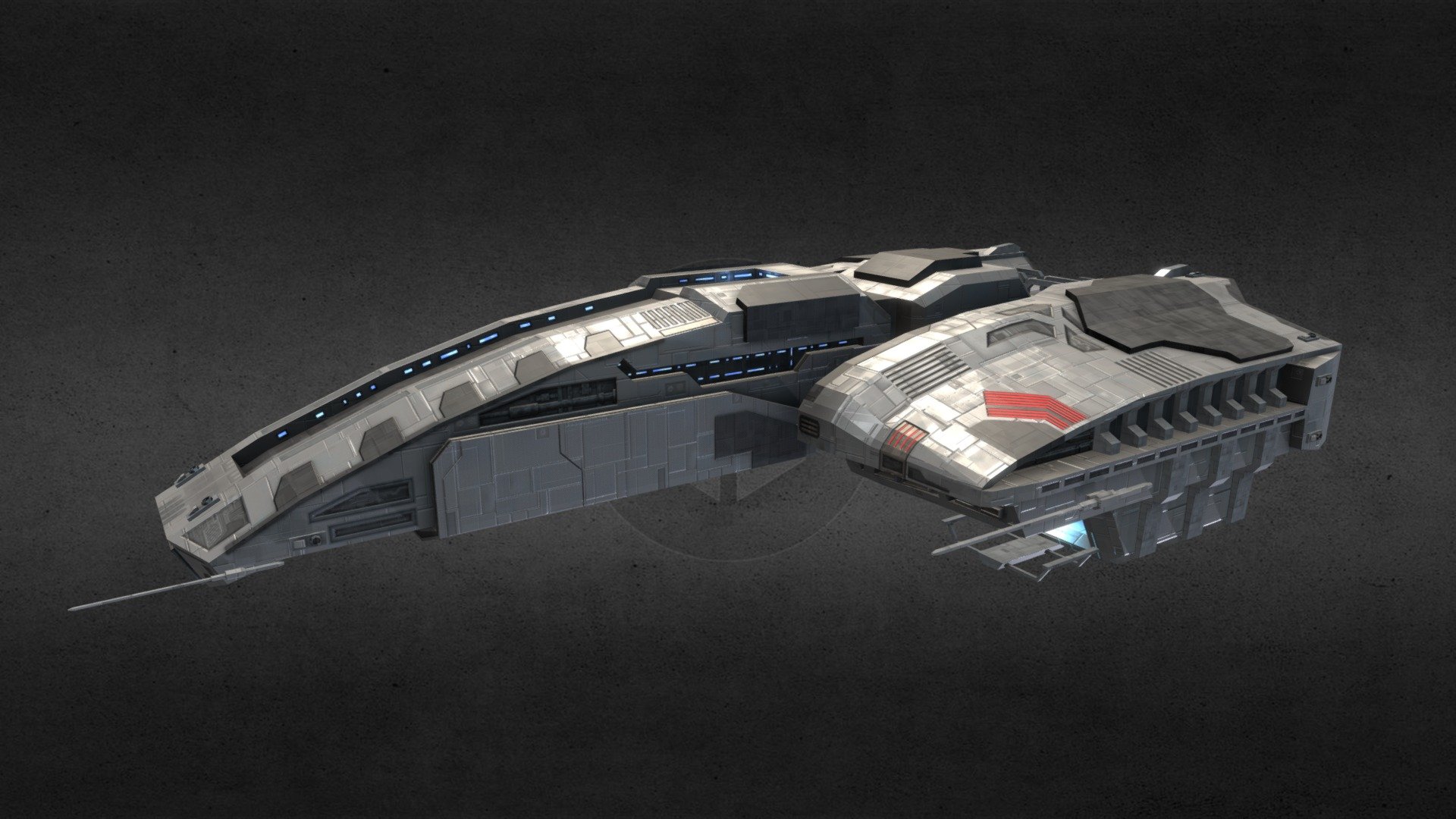 Command Cruiser - 3D model by orbitingdisco [a865c15] - Sketchfab