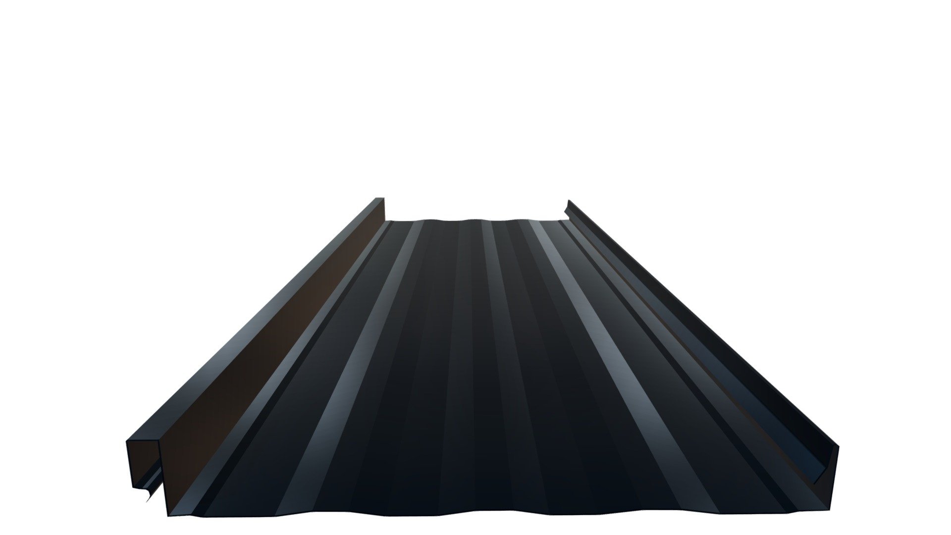 1.75 Snap Lock Mechanical Standing Seam System - 3D model by ...