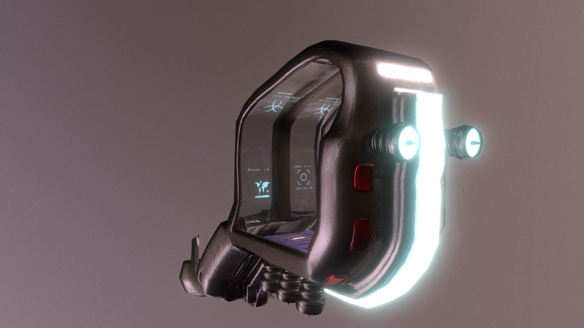 Time Machine (low poly) - Download Free 3D model by Joel Davenport ...