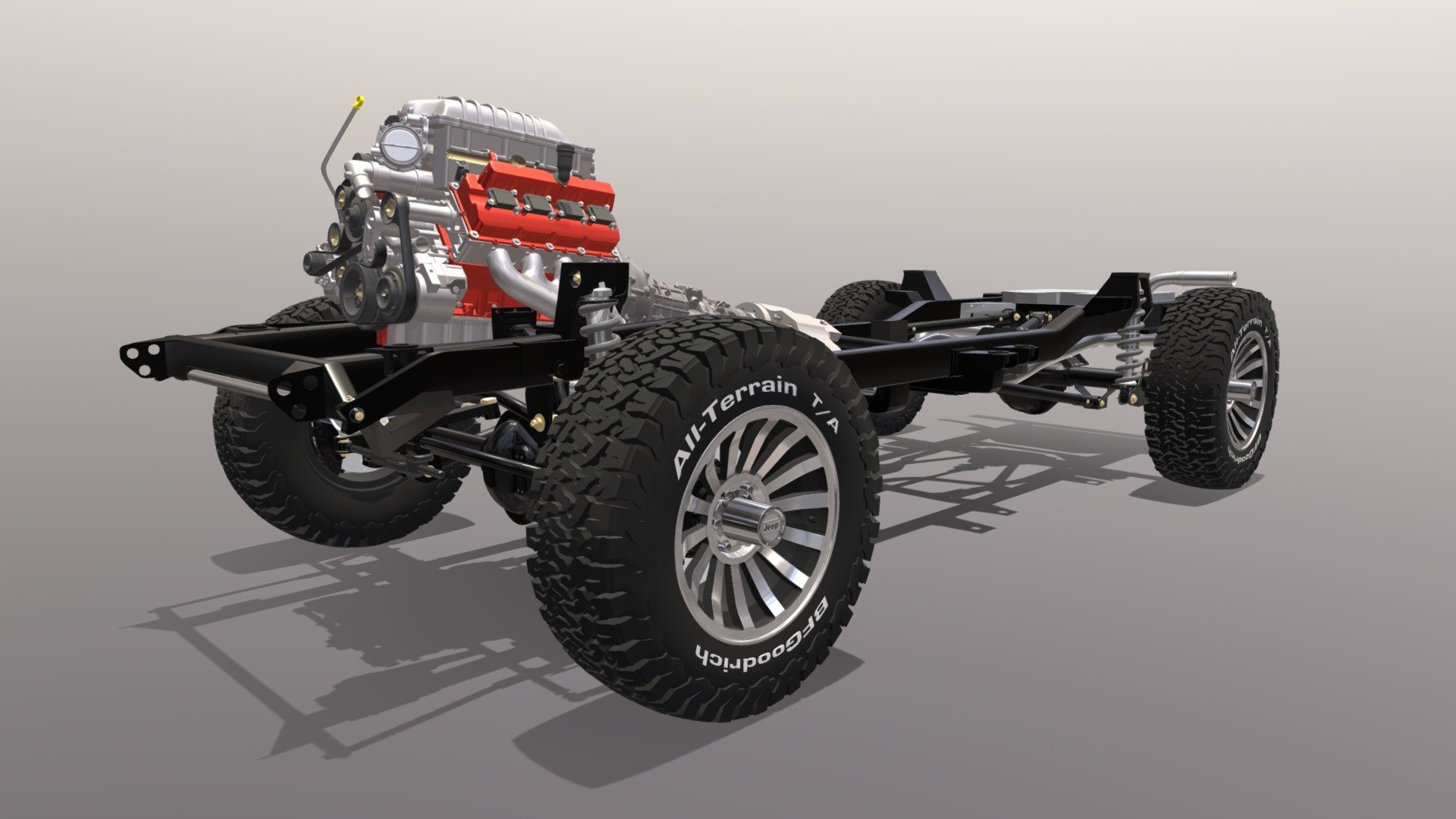 Chassis V10 - 3D model by vigilante4x4 [a868eb9] - Sketchfab