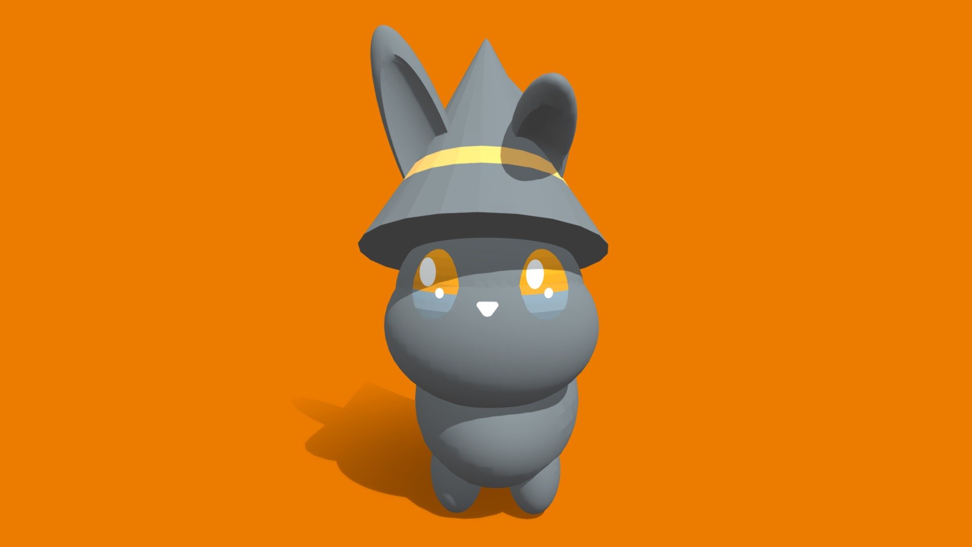 Pumpkin the Witch Bunny - 3D model by Shining Dream (@ShiningDream000 ...