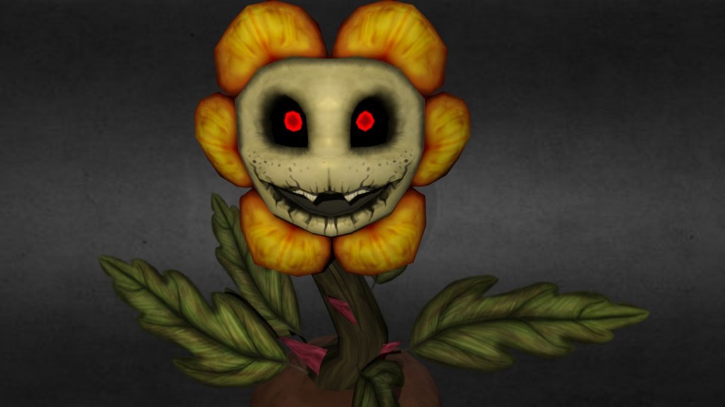 Flowey - 3D model by Catherine Nelson (@crystaldragon) [a86984e ...