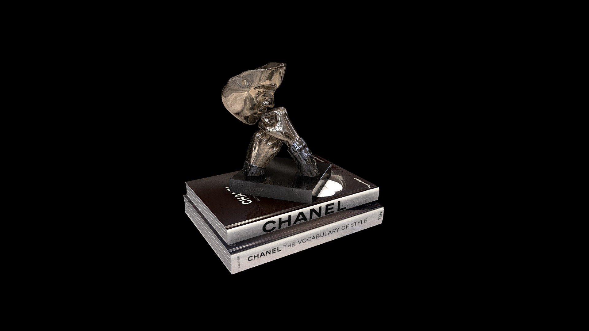Chanel Books And Decoration - Download Free 3D model by Visthétique ...