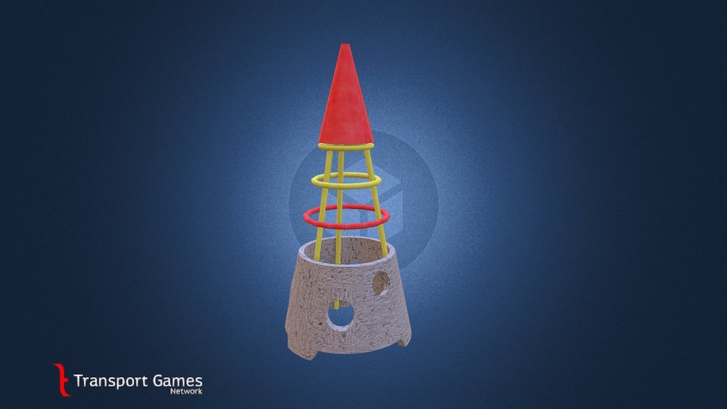 Monkey Bars "Rocket 1" - 3D model by targa (@targettius) [a86b06e ...