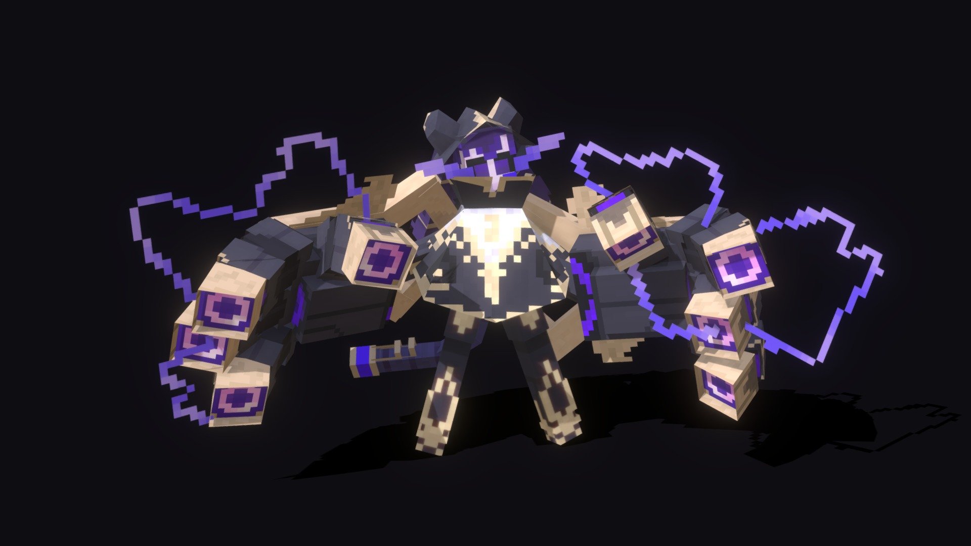 Tech Witch - 3D model by CoolPixelpro [a86b343] - Sketchfab