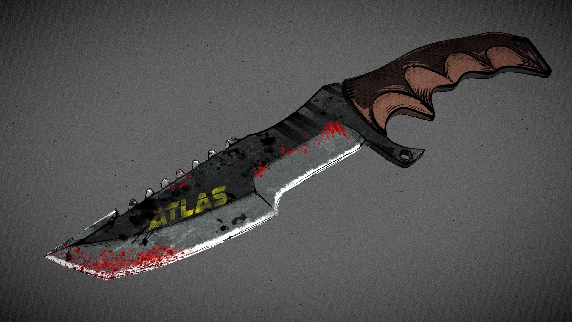 Borderlands Knife - 3D model by Seruhio R&R (@RSeruhio) [a86cff0 ...