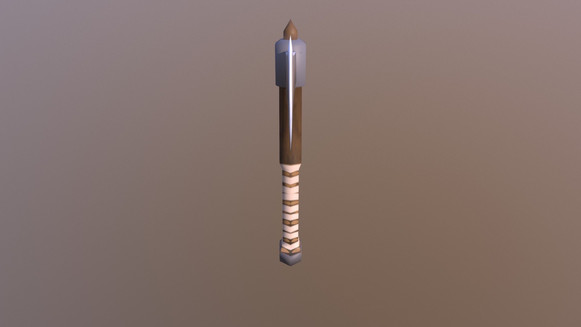 Melee Weapon - Simple Ax - 3D model by Chris (@sortofimmortal) [a86dcbb ...