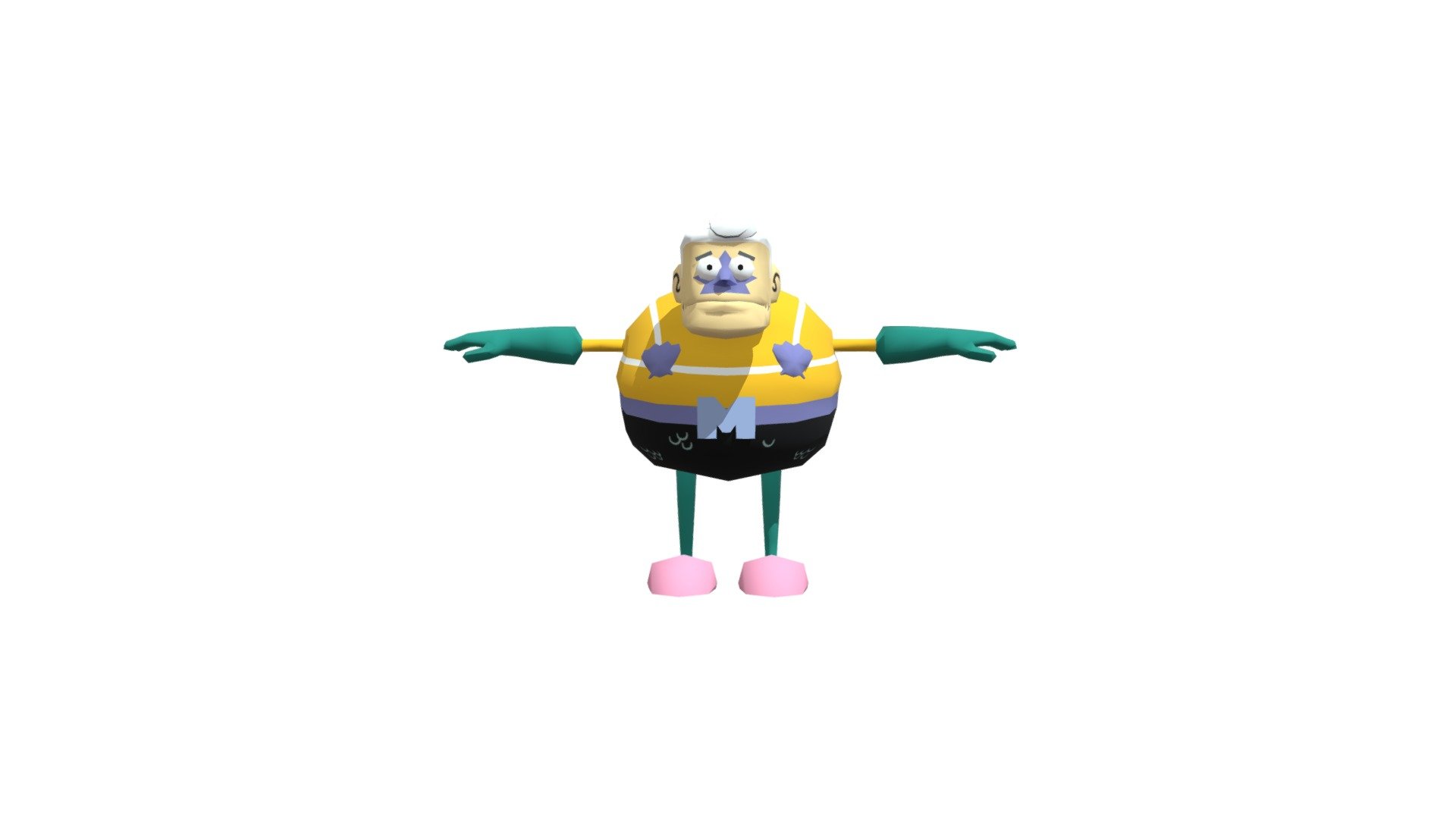 Mermaid Man - Download Free 3D model by gaddiellartey2010 [a86e0ac ...