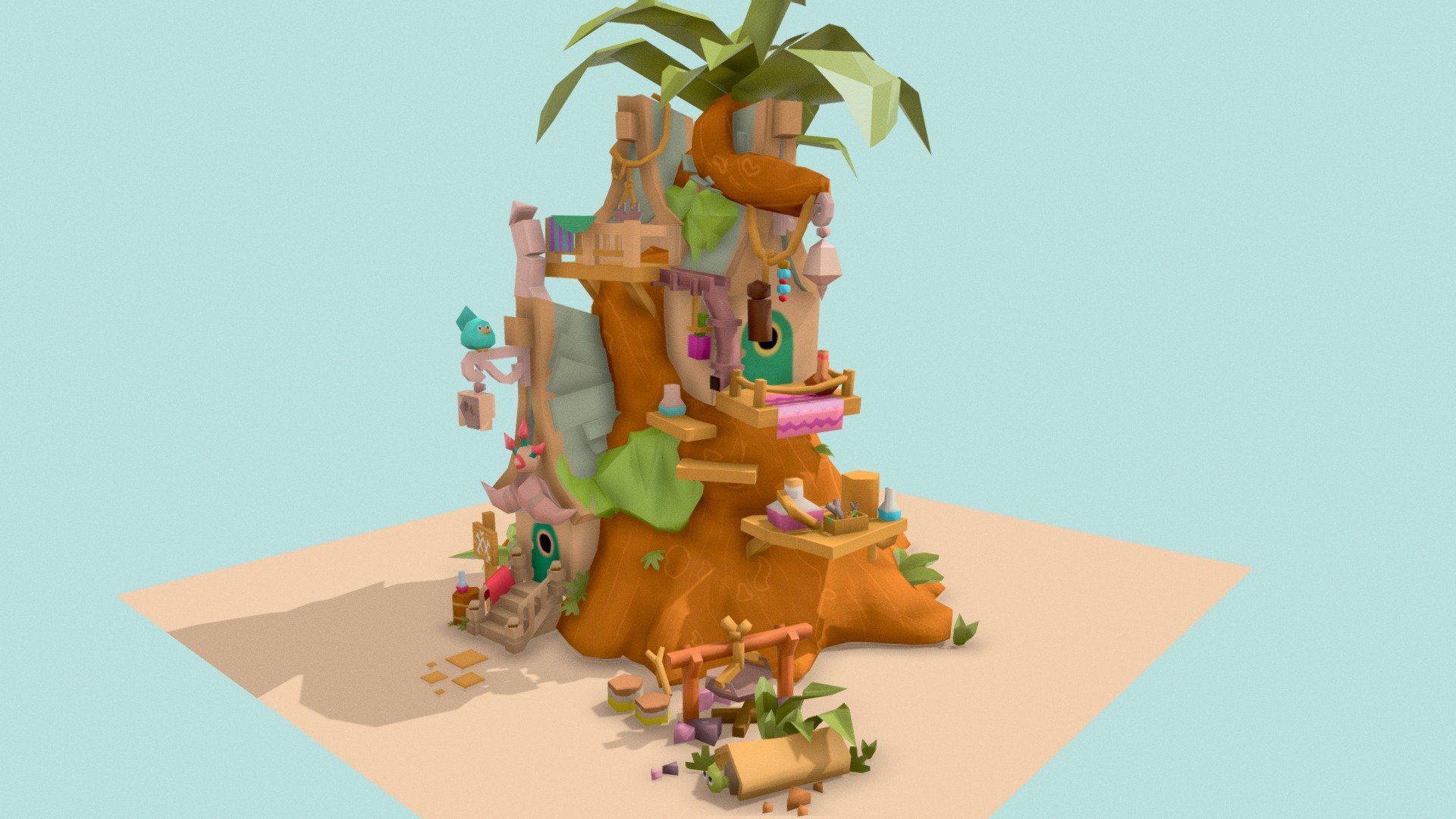 ”Voodoo cabin" Recreation - 3D model by River_Girl [a86e5c0] - Sketchfab