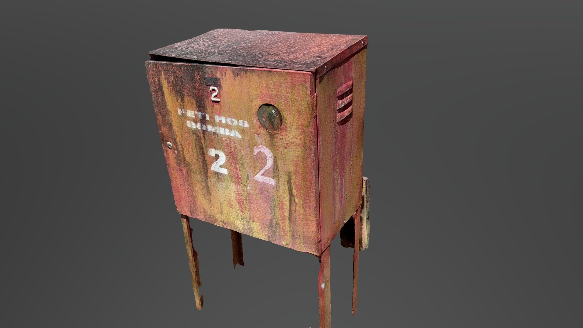 BOMBA Fire Hose Reel Cabinet (Scaniverse) - Download Free 3D model by ...