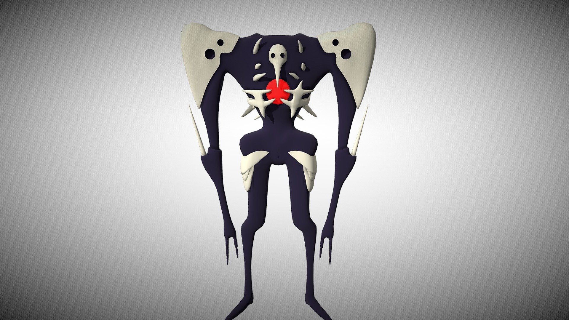 Angel Sachiel (rigged) - Download Free 3D model by Rainbow_Slakot ...