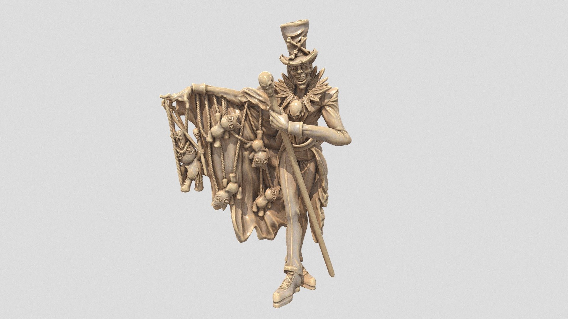 Puppet Master - D&D Miniature - 3d Printable - Buy Royalty Free 3D ...