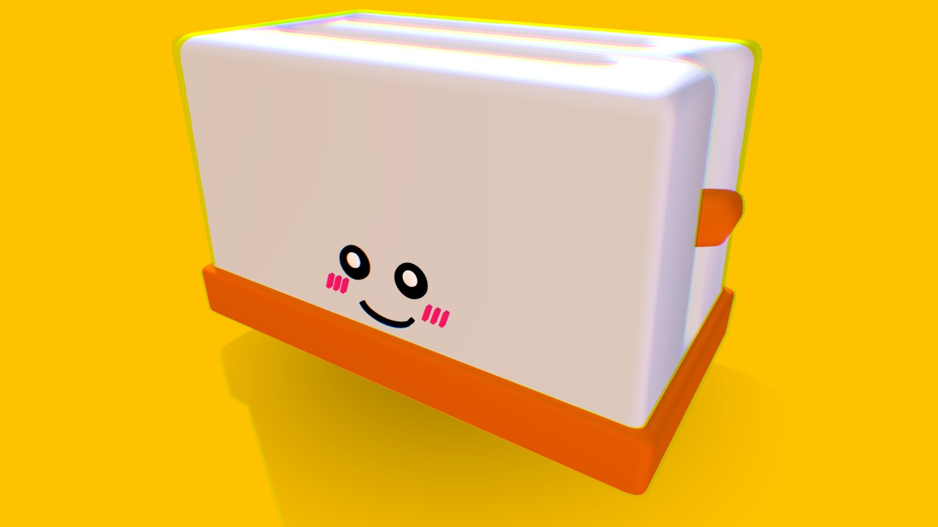 Hapy Toaster - 3D model by Anggo Ari Wibowo (@anggoariwibowo) [a875f1d ...