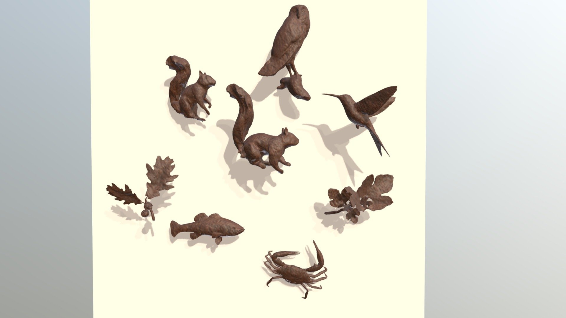animal-sketches-fbx01 - 3D model by bourgoynestudio [a87685e] - Sketchfab