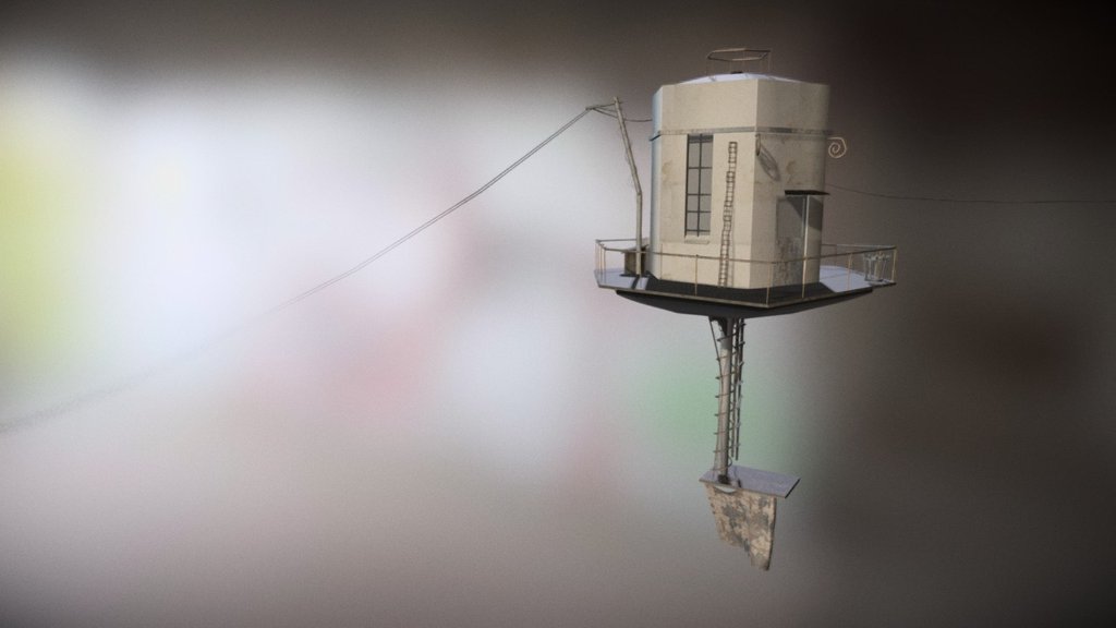 Floating House - Daily render - 2 - 3D model by gav.grant [a8784c3 ...