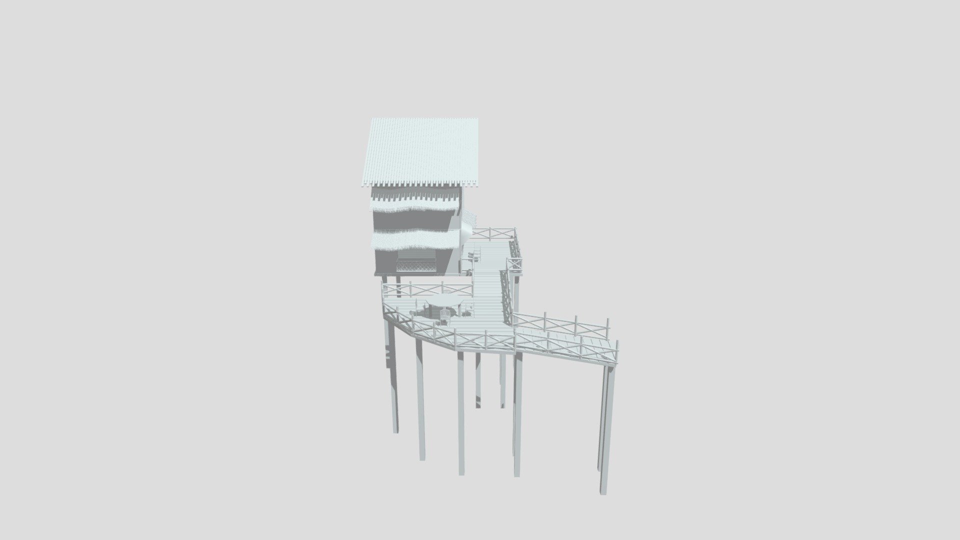 Tree house - 3D model by Pritam.Khandare [a878dec] - Sketchfab
