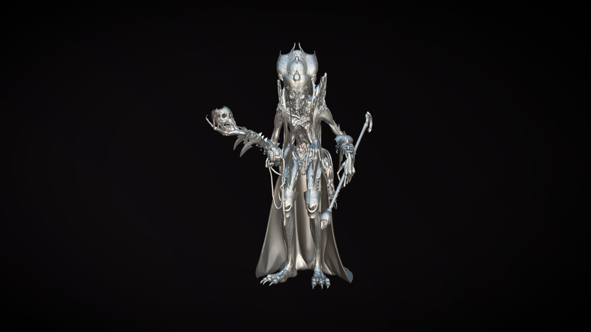 Dark Mage - 3D model by TP (@ThierryPerrig) [a879522] - Sketchfab