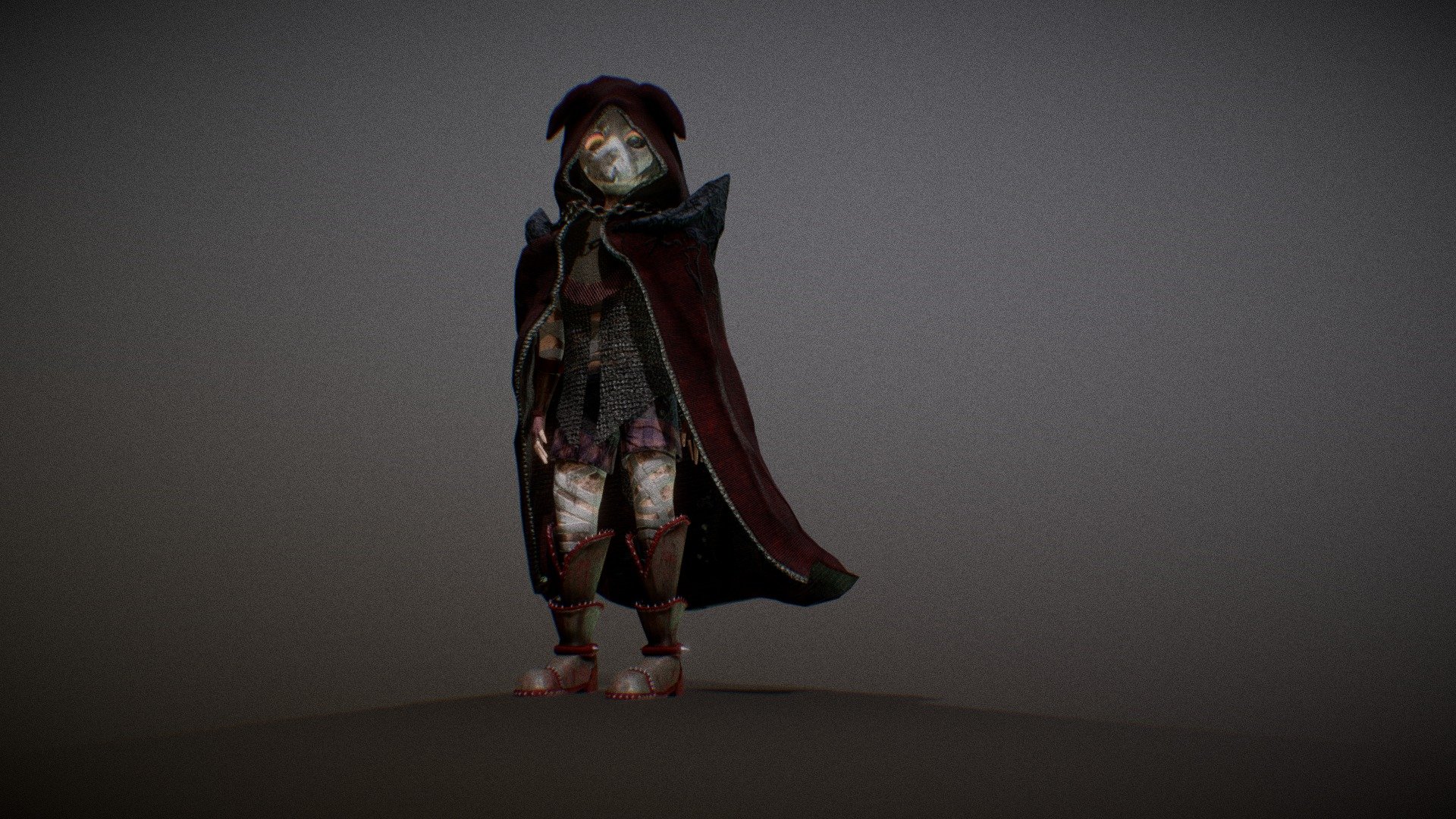 Hooded Boy - 3D model by diegoram729 [a879f5b] - Sketchfab