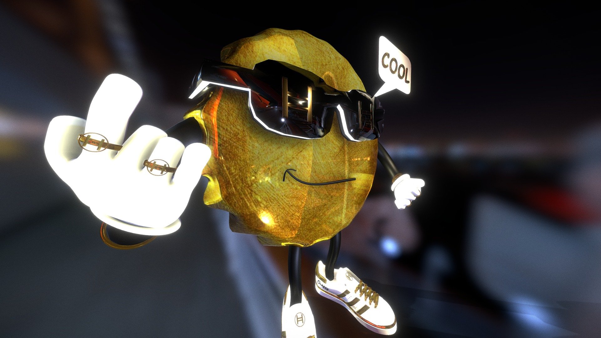 GOLD LITTLECHAP 3D - 3D model by MatijaKuzz [a87acd6] - Sketchfab