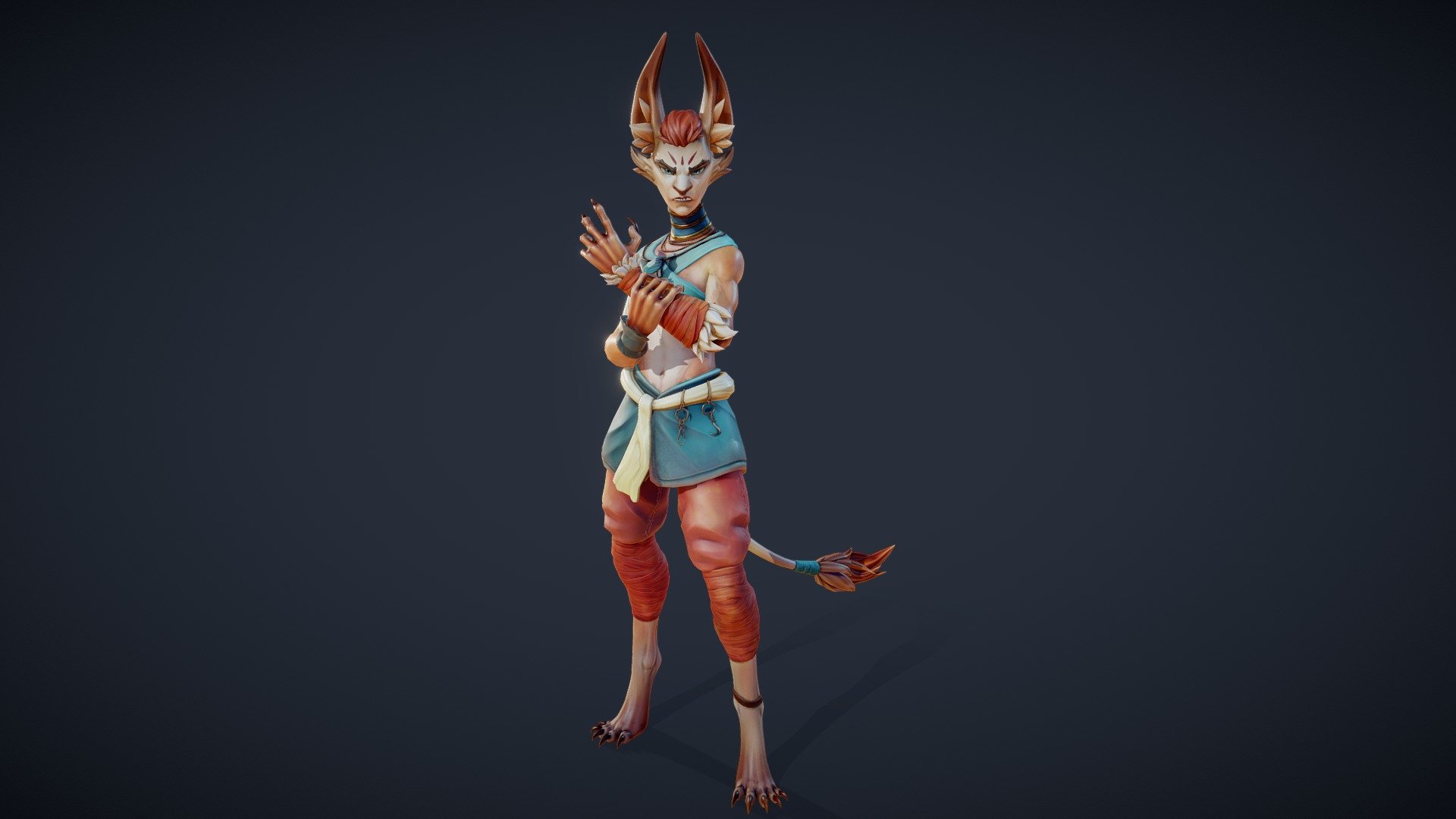 Angry Catto - 3D model by endre.banlaki [a87b2ef] - Sketchfab