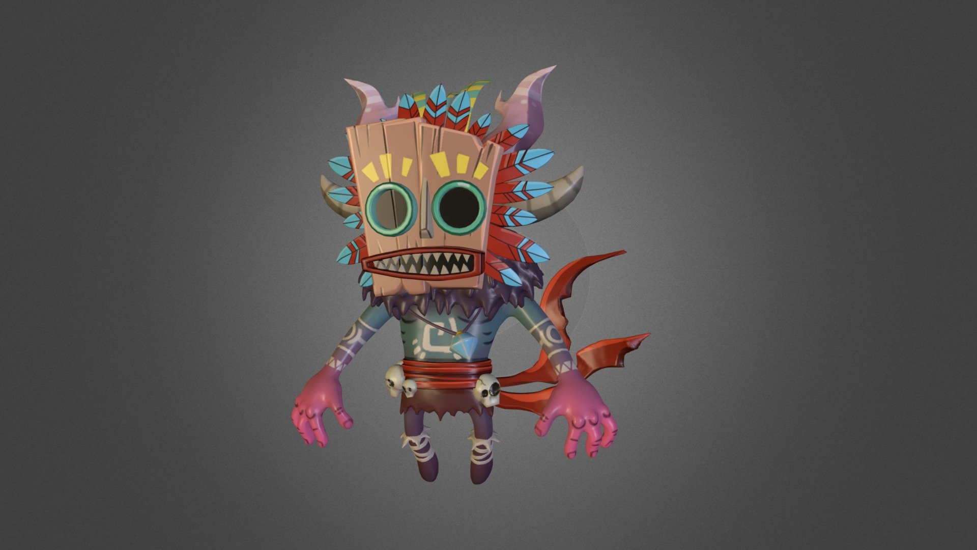 Forest Tiki - 3D model by IgorCastilho [a88027c] - Sketchfab