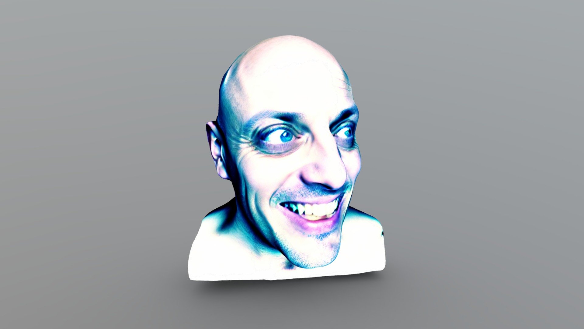 Creepy AI generated self portrait - 3D model by ShacharWeis [a881c45 ...