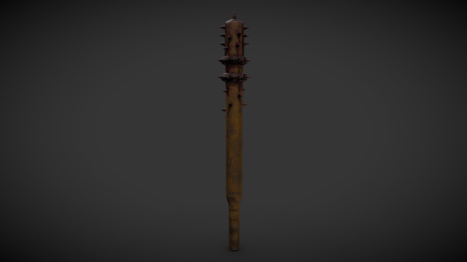 Spiked Club - 3D model by Arkaitz Fernández (@Sorrowoods) [a882d35 ...
