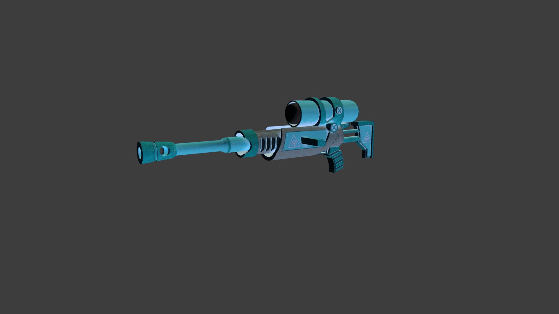 Sniper Ice Rifle - 3D model by TheOtherPanda9 (@KeyboardWarrior ...
