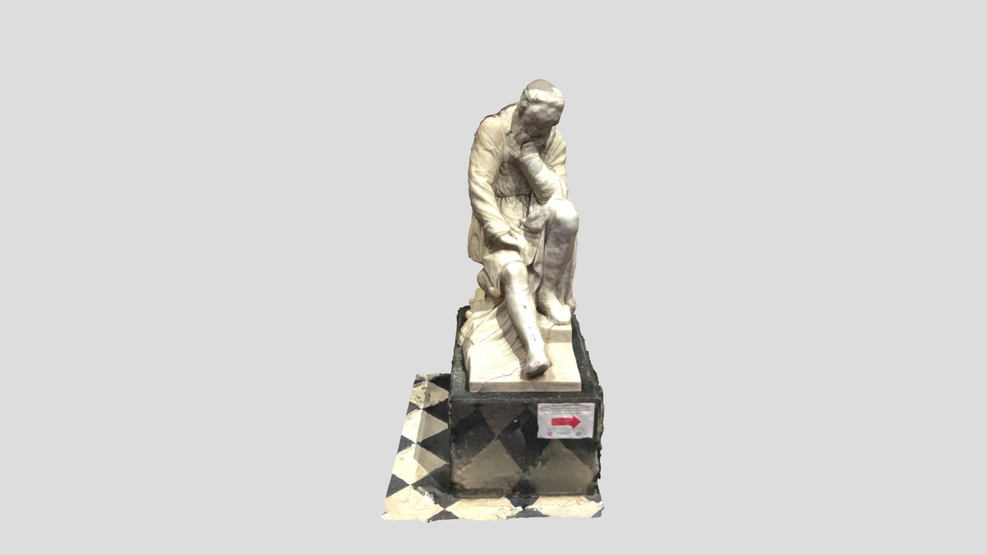 Galileo Statue at Queen's University Belfast - 3D model by AMIC - QUB ...
